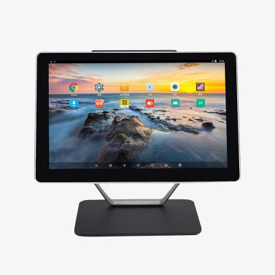 China New Design Full Metal case Alloy Win10 All in One POS System/POS Terminal Capacitive Touch Frameless All in One for for sale