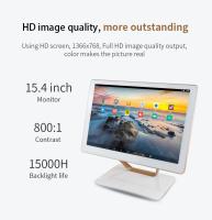 China New Design Full Metal case Alloy Win10 All in One POS System/POS Terminal Capacitive Touch Frameless All in One for for sale