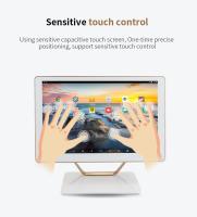 China New Design Full Metal case Alloy Win10 All in One POS System/POS Terminal Capacitive Touch Frameless All in One for for sale