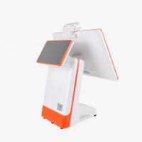 China Dual Touch Screen Windows/android Pos All in One Cashier Equipment Pos System Pos Terminal for Supermarket for sale