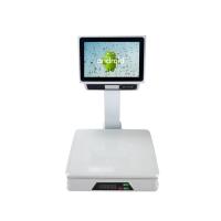 China All in One Inch Both Touch Screen Scale Digital Weight Machine Weighing Scale With Built-In 58mm Receipt Printer for sale