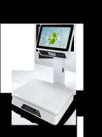 China All in One Inch Both Touch Screen Scale Digital Weight Machine Weighing Scale With Built-In 58mm Receipt Printer for sale