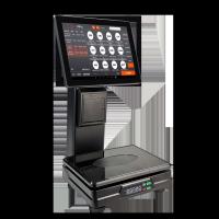 China 15 Inch Dual Screen All in One Pos Scale Weighing Scale for Retail Shop Fruit Shop with 58/80mm Thermal Printer and AI Camer for sale