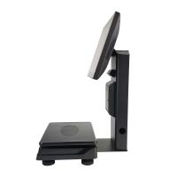 China 15 Inch Dual Screen All in One Pos Scale Weighing Scale for Retail Shop Fruit Shop with 58/80mm Thermal Printer and AI Camer for sale