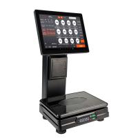 China Heavy Industry Platform Digital Electronic Price Weighing POS Scale with Printer Barcode Labels for Supermarket for sale