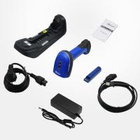 China Winson 2D BT 2.4G Blue Industrial Grade Handheld Barcode Scanner for sale