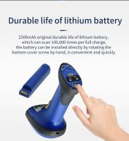 China OEM Industrial Long Distance Barcode Scanner Handheld Barcode Scanner Portable 2d High Speed Base Holder for sale