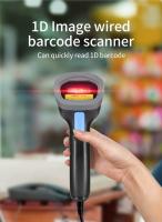 China Supermarket Handheld USB Barcode Scanner CCD Linear Image Screen Code Reader for sale