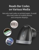 China Supermarket Handheld USB Barcode Scanner CCD Linear Image Screen Code Reader for sale