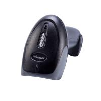 China Automatic Barcode Scanner Handheld 1D CCD Code Reader with Screen for Supermarket Use for sale