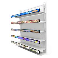 China Ultra Wide Stretched Bar Supermarket Shelf Screen LED Display Indoor Outdoor Shelf Edge Retail Digital Signage for sale