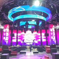China Magic Cube Shaped Creative LED Screen 8K Resolution 360 Viewing Angle Exhibition Hall Stage Backdrop Indoor Display for sale