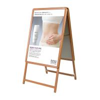 China Custom Sized Varnished Advertising Light Box Modern Floor Portable Store Display Aluminum Alloy Frame Sign for sale