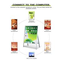 China Waterproof LED Digital Signage Display Kiosk Portable Panel Retail Store Graphics Outdoor Ready Board for sale