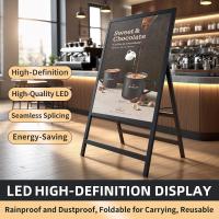 China Ultra Thin Rectangular Advertising Light Box LED Display Screen Waterproof Aluminum Frame Sign High Visibility for sale