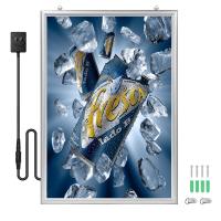 China Wall Mounted Backlit Advertising Light Box OLED Display Sign Easy Hanging Installation Illuminated Board Store for sale