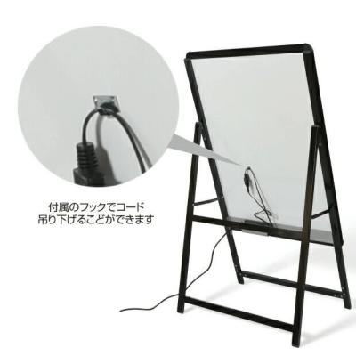 China Custom Aluminum Frame Advertising Light Box LED Acrylic Decorative Hanging Poster Stand Display Sign Board for sale