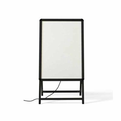 China Weatherproof Sidewalk Advertising Light Box LED Billboard Sign Display Outdoor Poster Frame Stand Illuminated Board for sale
