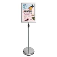 China Portable Wall Stand Advertising Light Box LED Acrylic Aluminum Alloy Backlit Board Customizable Assembly Display for sale