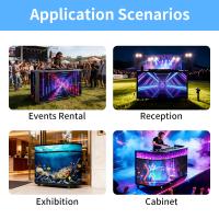 China Portable DJ Booth LED Screen Video Wall IP65 Waterproof Display For Shopping Mall Retail Event for sale