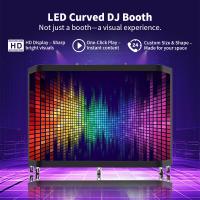 China GOB Smart Indoor Mobile Foldable LED DJ Screen Custom Aluminum Facade Station For Bar Nightclub for sale