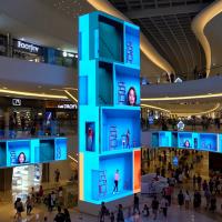 China 3D Full Color Outdoor Fixed LED Screen Digital Signage Display for Window Rental Events Shows Advertising for sale