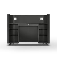 China Full Color P2.0 Portable DJ Booth LED Screen Foldable Facade Table Stand Display for sale