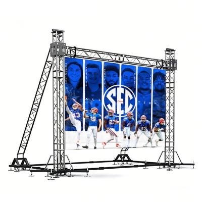 China P3.91 Indoor Outdoor 8K 1000 Nits IP43 Waterproof LED Video Wall Screen Digital Signage Display for Advertising Events for sale