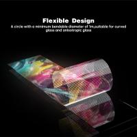 China Outdoor Indoor Flexible LED Transparent Glass Window Advertising Display Video Wall Soft Panel Digital Signage for sale