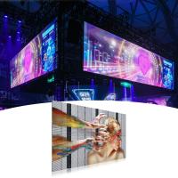 China Flexible Transparent LED Grille Screen Film Display Indoor Outdoor Full Color Video Wall Digital Signage for sale