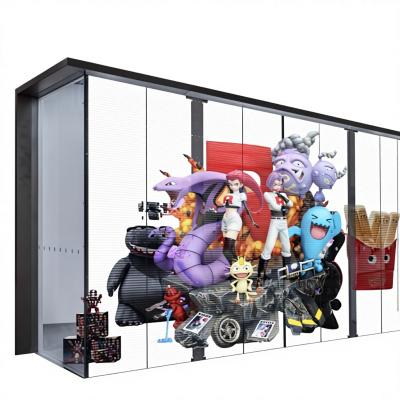 China Customizable LED Transparent Video Wall Display Screen Indoor Outdoor Office Mall Shop Digital Signage for sale