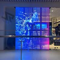 China Customizable LED Transparent Video Wall Display Screen Indoor Outdoor Office Mall Shop Digital Signage for sale