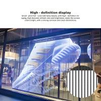 China Illuminated Grille Screen LED Transparent Building Signage Neon Directional Customizable Indoor Outdoor Digital Display for sale