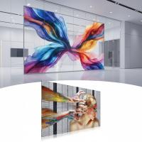 China 8K HDR10 Flexible LED Transparent Display Screen Glass Stick Outdoor Indoor Resolution Digital Signage for sale