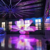 China Full Color Customizable LED Grille Screen Indoor Transparent Display Mesh Video Advertising Digital Signage for sale