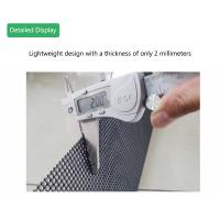 China Immersion 3D Holographic Screen Invisible 4K HD Transparent P3.91 LED Mesh Screen For Advertising for sale