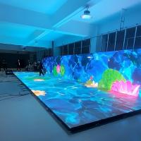 China P3 Immersive Indoor Fixed LED Screen Floor Tile Digital Signage Video Wall Display for Shopping Malls Exhibition for sale