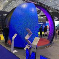 China Indoor Advertising Creative LED Screen Sphere Display 360 Viewing Angle Temperature Customized Digital Signage for sale