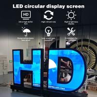 China Special Word Full Color Creative LED Screen 360 Spherical Display Indoor Outdoor Customizable Size Digital Signage for sale