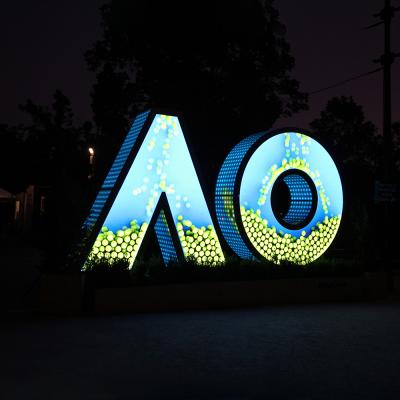 China Number Shape Magic Cube Creative LED Screen 8K Full Color Display Indoor Outdoor Unique Digital Signage for sale