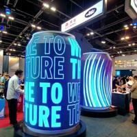 China Indoor LED Video Wall Creative LED Screen Display for Shopping Mall Exhibition Digital Signage for sale