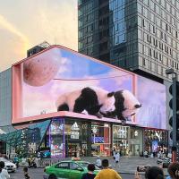 China 3D Digital 8K Outdoor Fixed LED Screen Curved Video Wall Digital Signage Display for Window Rental Events Shows for sale