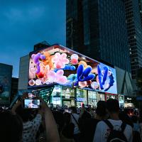 China 3D Digital 8K Outdoor Fixed LED Screen Curved Video Wall Digital Signage Display for Window Rental Events Shows for sale