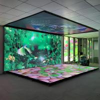 China Indoor Interactive Full Color LED Display Stage Tile Touch Floor Screen Die Cast Aluminum Digital Signage Venue Direct for sale