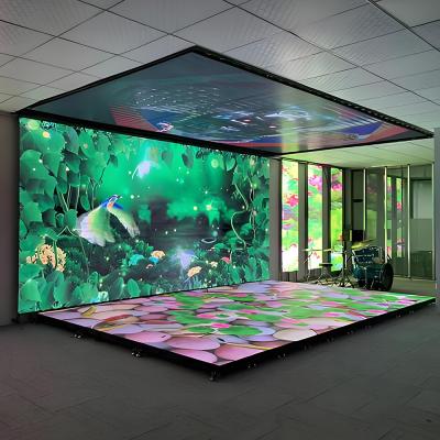 China Holographic Immersive LED Advertising Display Screen Digital Signage for Indoor Shopping Mall Video Wall Welcome for sale