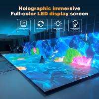 China High Resolution Rectangular Immersive Holographic LED Display Floor Tile Digital Signage for Indoor Exhibition Hall for sale