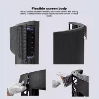 China Creative Full Color Indoor Outdoor Ribbon LED Screen Module ustomizable Size and Soft Flexible Design for sale