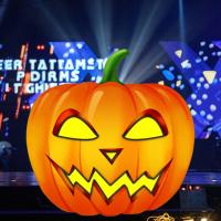 China Customizable Size Pumpkin Modeling LED Display Screen 360 Viewing Angle Outdoor Indoor Events Displays Christmas Day for sale