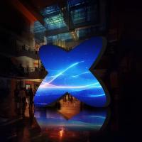 China Personalized Indoor Letter Shaped Creative LED Screen 8K LED Display Screen HDR Digital Signage for sale