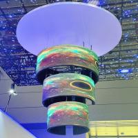 China Soft Shape Smart Creative LED Screen Split Screen Full Color Spherical Cube LED Display with Die Cast Aluminum Cabinet for sale